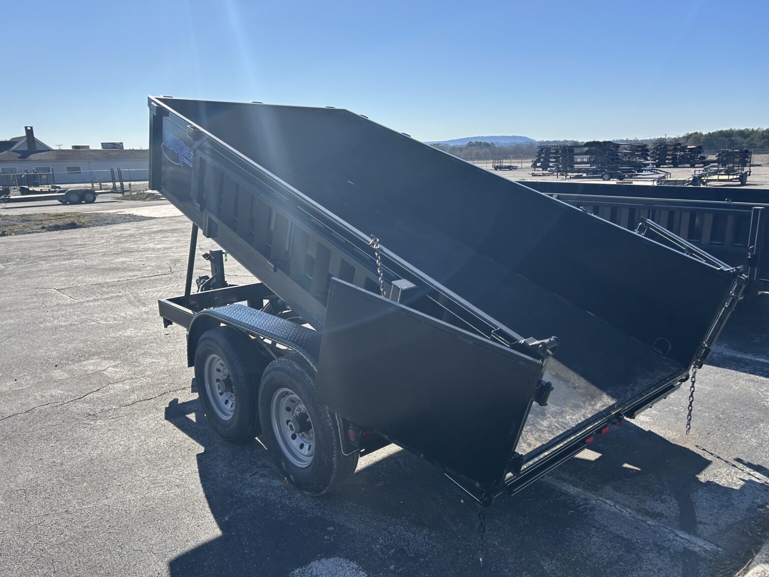 6 x 12 x 2 10,000 lbs. Dump Trailer – Max Built Trailers