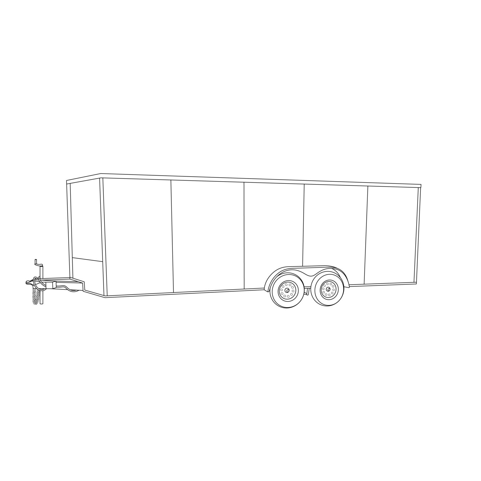 7 x 14 Tandem Axle Enclosed Trailer – Max Built Trailers