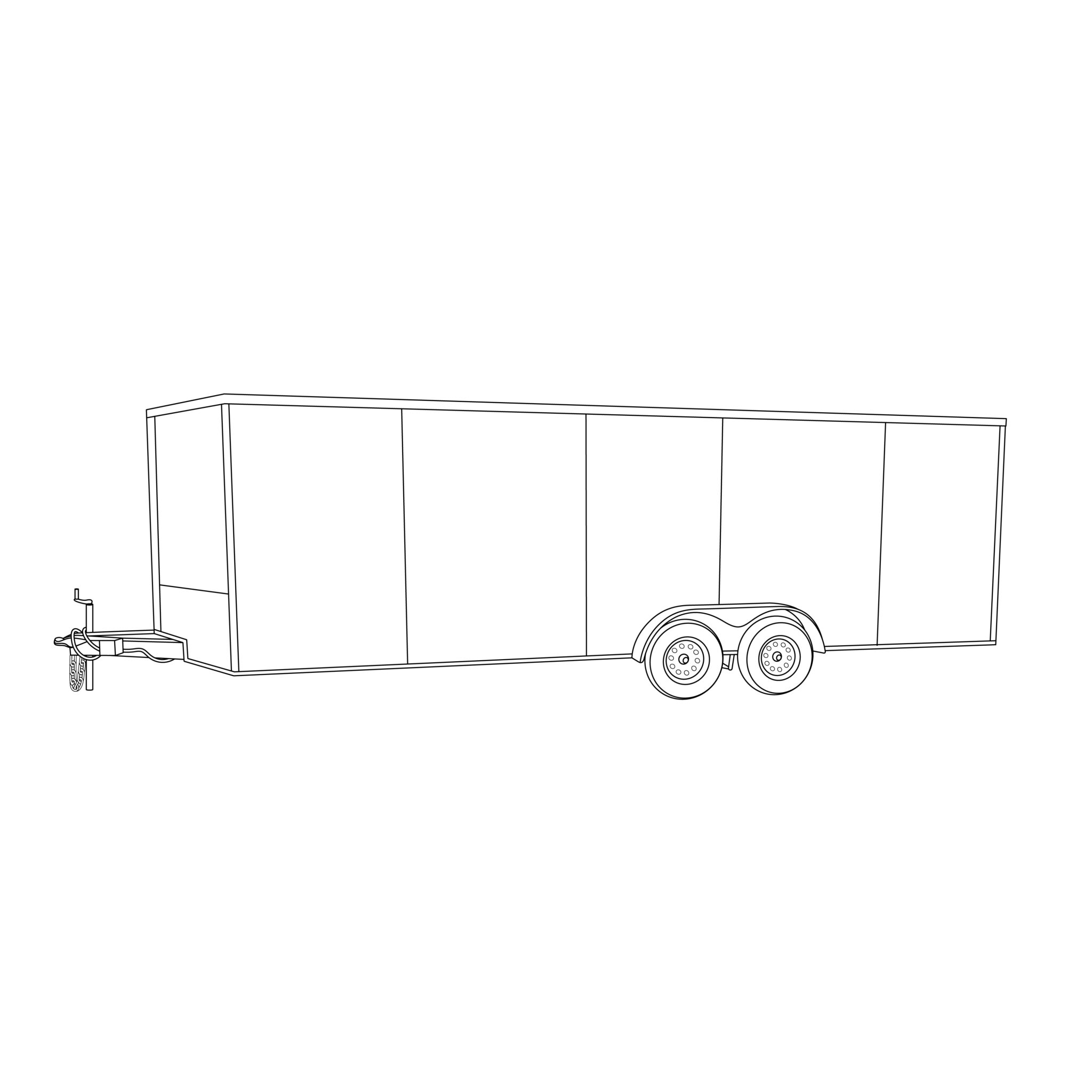6 x 10 Tandem Axle Enclosed Trailer – Max Built Trailers