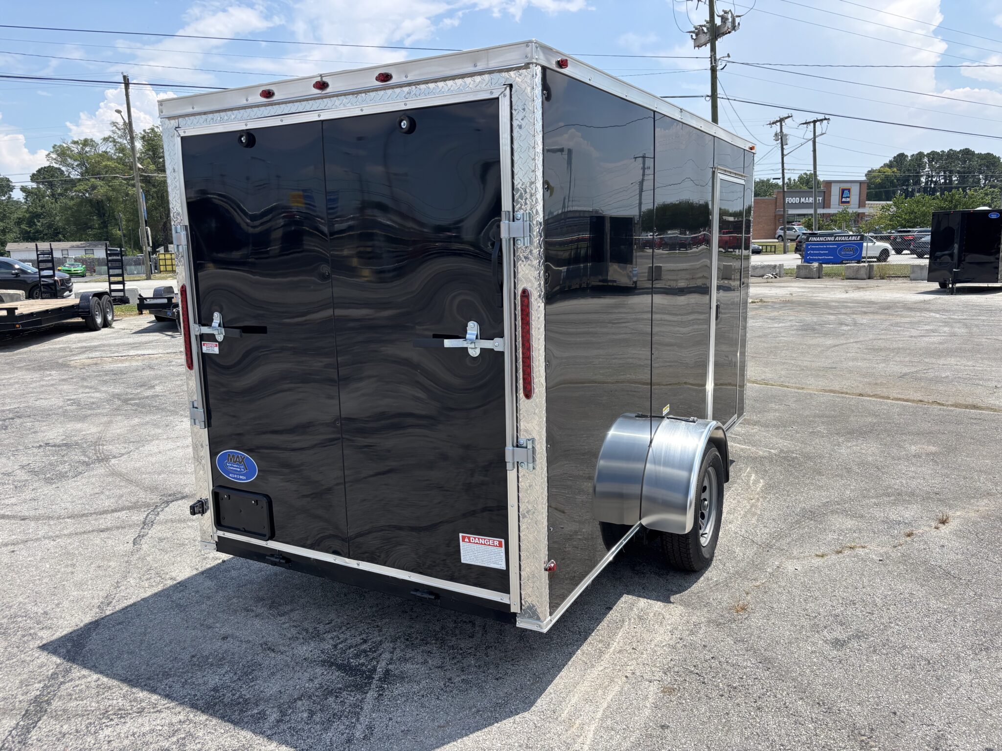 6 x 12 Tandem Axle Enclosed Trailer – Max Built Trailers